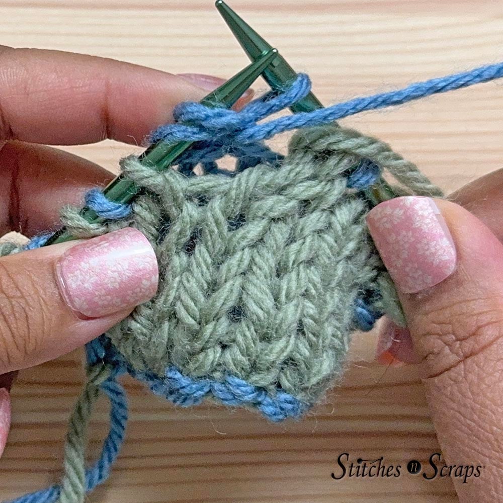 How to Decrease in Double Knitting - Stitches n Scraps