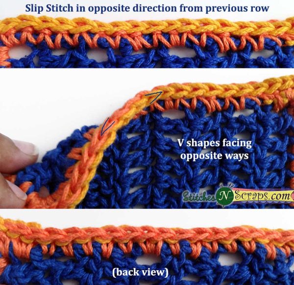 Edging - Slip Stitch Edgings - Stitches n Scraps