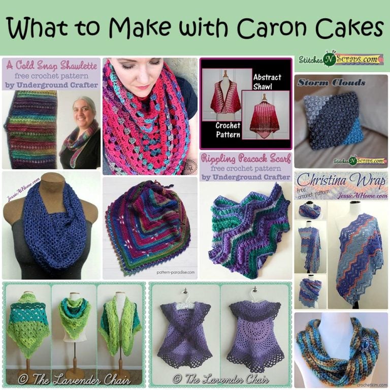Round Up - What to Make with Caron Cakes - Stitches n Scraps