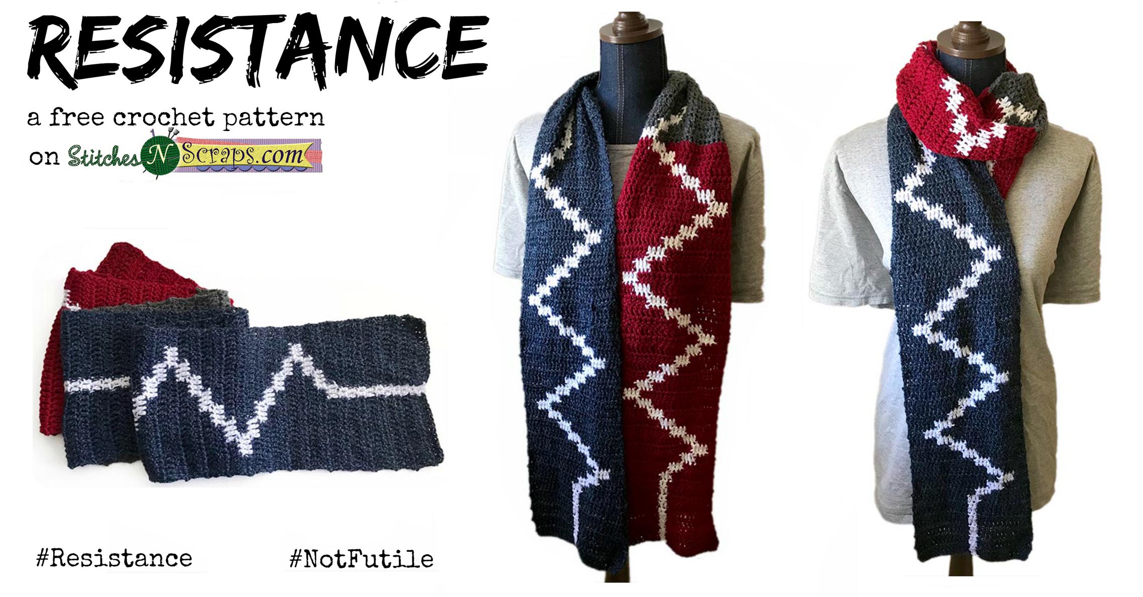 Free Pattern - Resistance - Stitches n Scraps