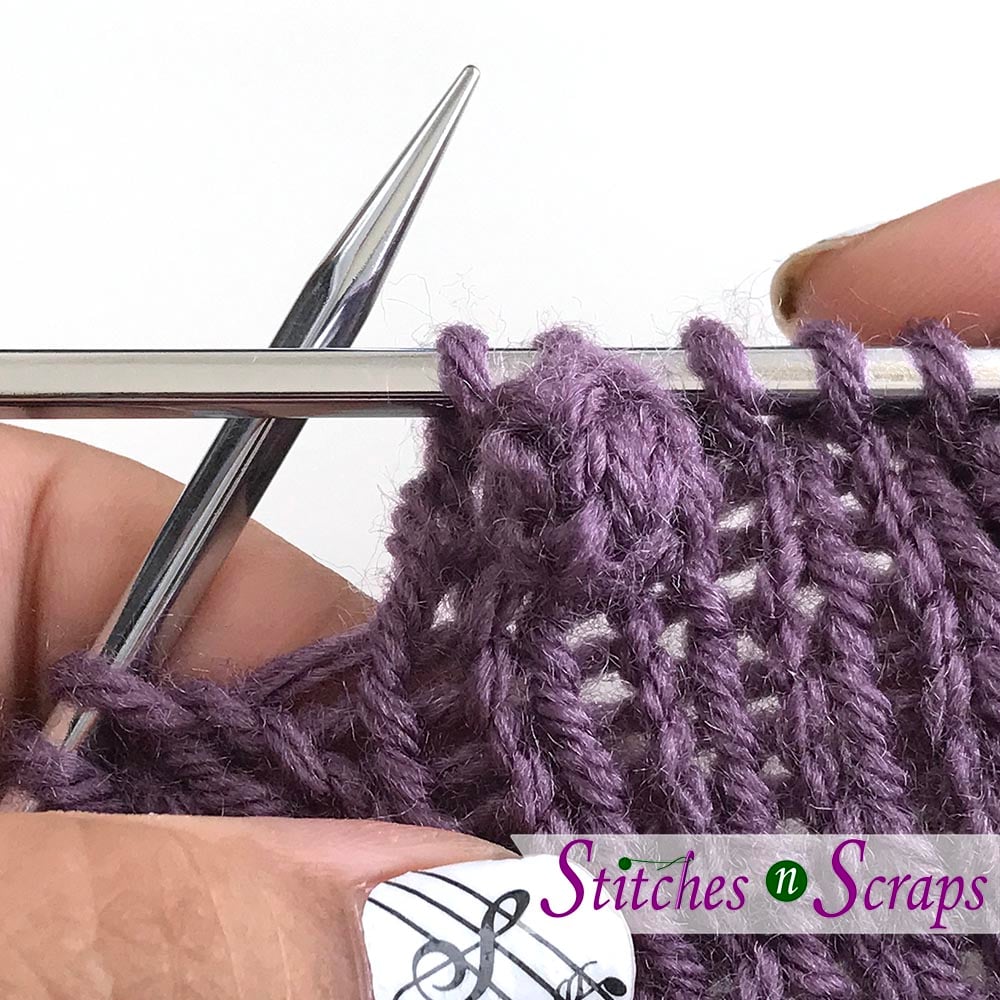 Tutorial - Knit Bobbles - Stitches n Scraps