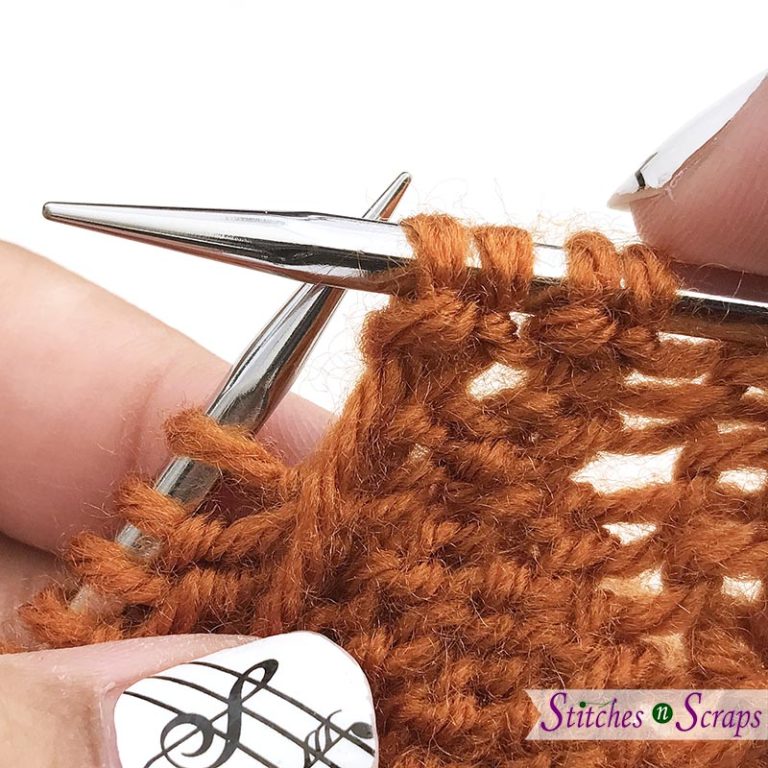 Tutorial - Knit Diagonal Basketweave - Stitches n Scraps