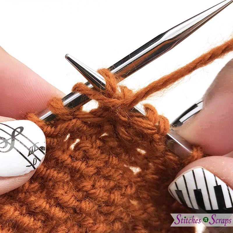 Tutorial - Knit Diagonal Basketweave - Stitches n Scraps