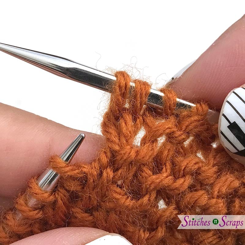Tutorial - Knit Diagonal Basketweave - Stitches n Scraps