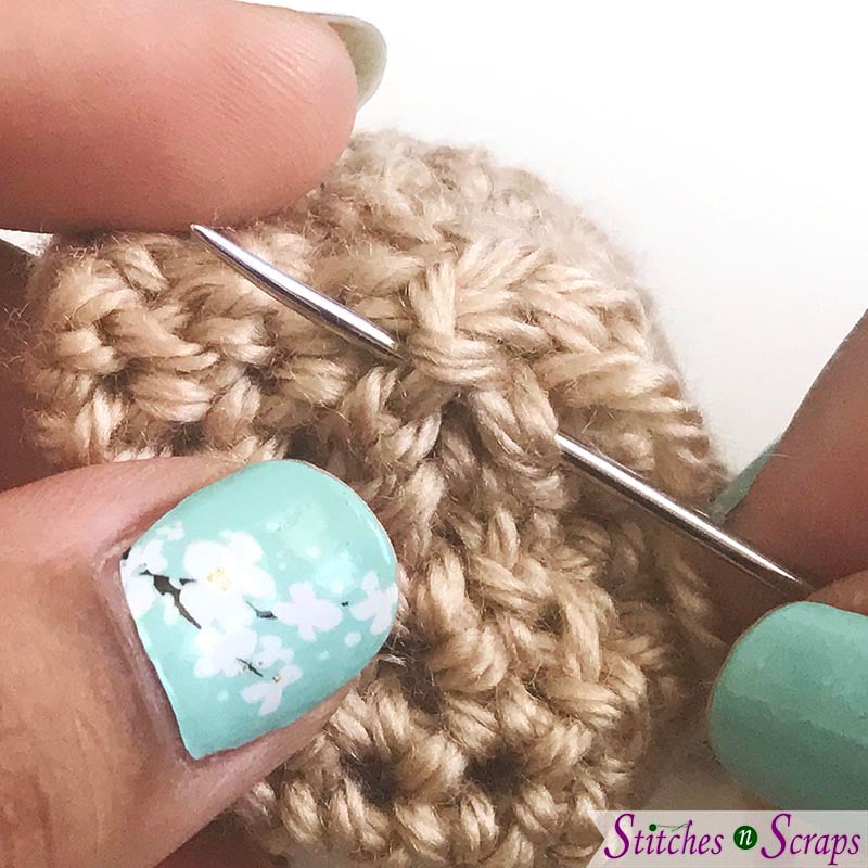 Free Pattern - Chocolate Chip Cookie - Stitches n Scraps