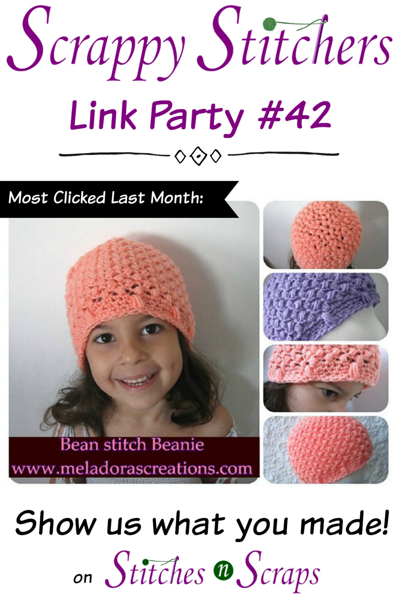 Scrappy Stitchers Link Party #42 - Stitches 'N' Scraps