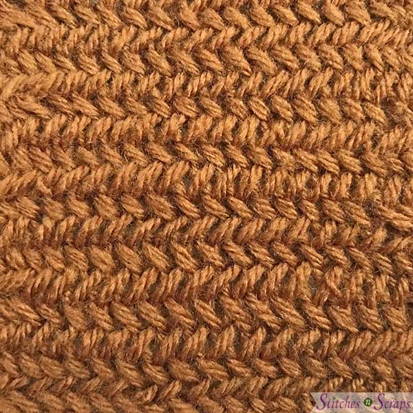 Tutorial - Herringbone Stitch (Knit) - Stitches n Scraps
