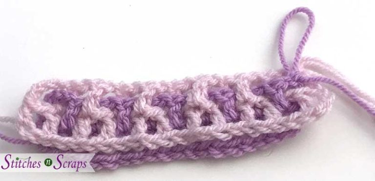Tutorial - Intermeshing Crochet Basics - Stitches n Scraps