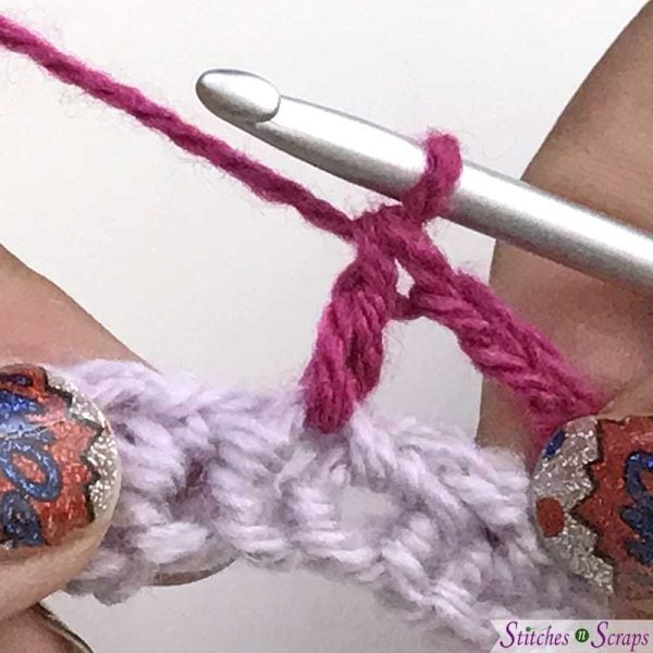 Tutorial - Intermeshing Crochet Basics - Stitches n Scraps