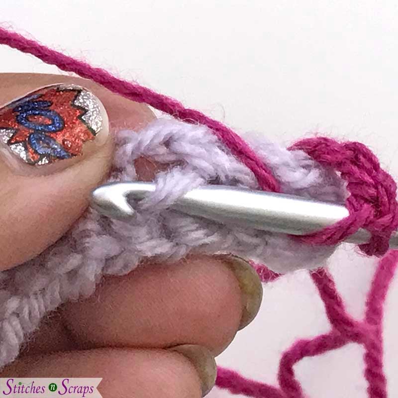Tutorial - Intermeshing Crochet Basics - Stitches n Scraps