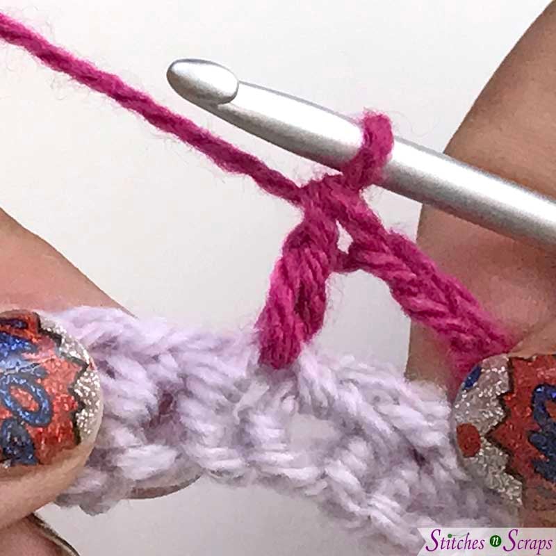 Tutorial - Intermeshing Crochet Basics - Stitches n Scraps