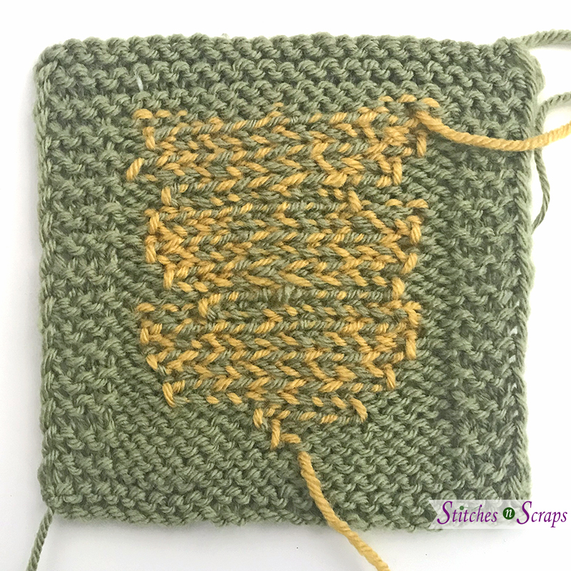 Tutorial - Fair Isle Locked Down - Stitches n Scraps