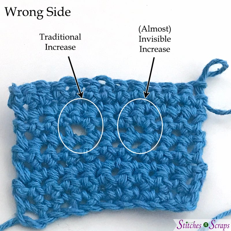 Almost Invisible Single Crochet Increase - Stitches n Scraps