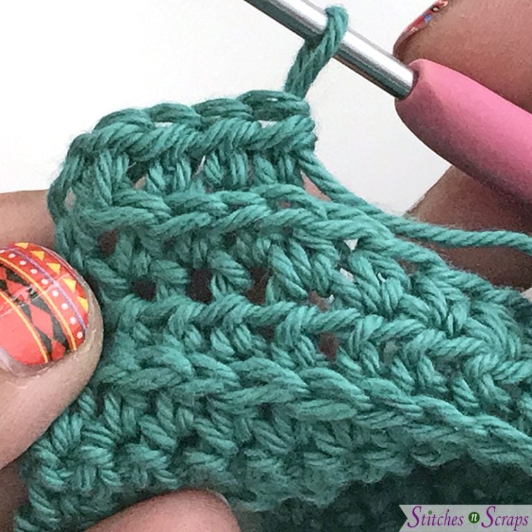 Tutorial - Working into the 3rd Loop of Half Double Crochet - Stitches ...
