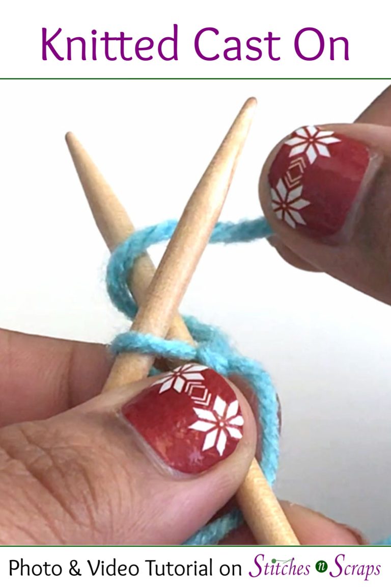 Tutorial - Knitted Cast On - Stitches n Scraps