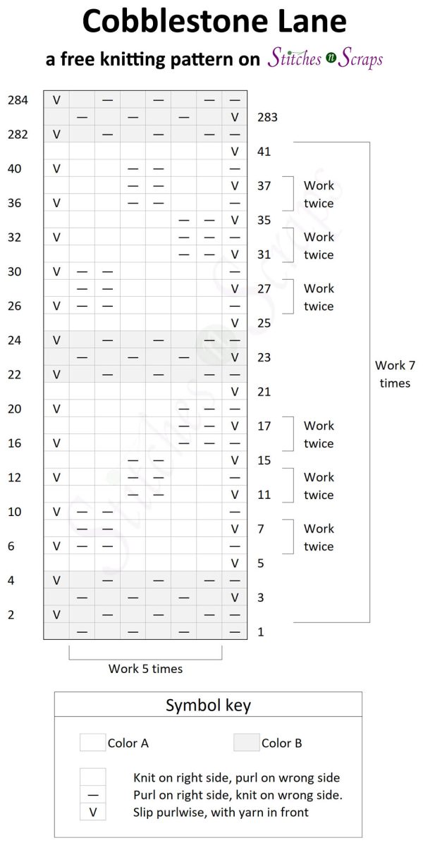 Free Pattern - Cobblestone Lane - Stitches n Scraps