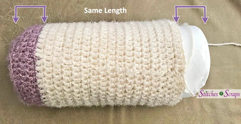 Free Pattern - Hygge Neck Roll Bolster Pillow - Stitches n Scraps