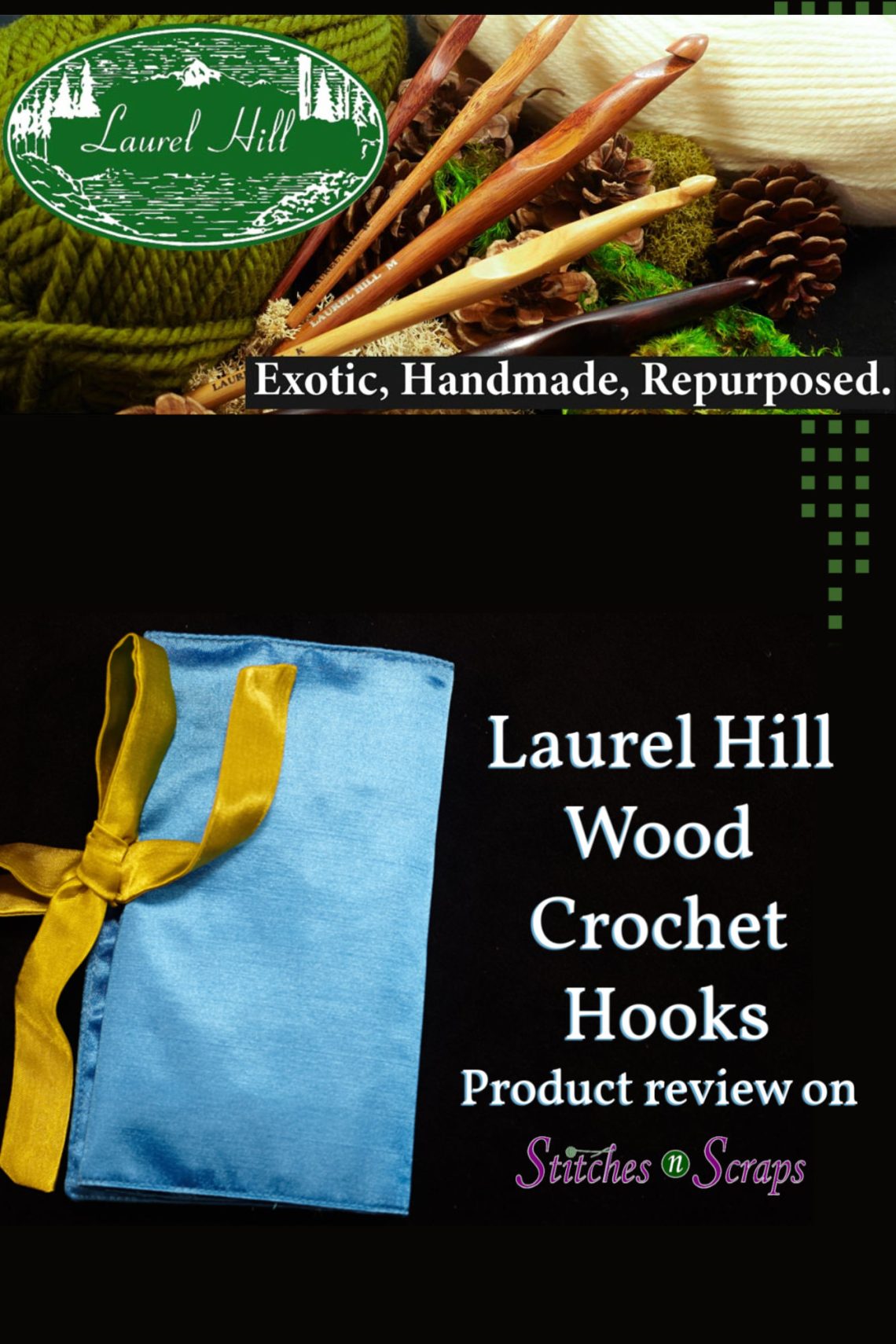 Laurel Hill Crochet Hooks - Stitches n Scraps