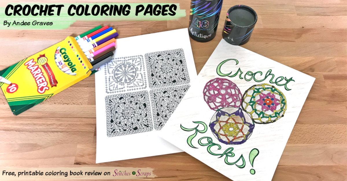 Crochet Coloring Pages - free, printable coloring book - Stitches n Scraps