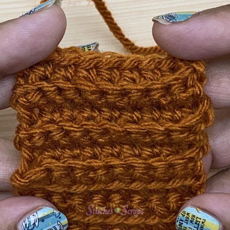 Front Loop Only (flo) or Back Loop Only (blo) Crochet - Stitches n Scraps