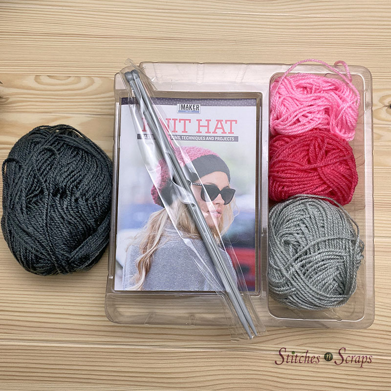 Knit Hat Mini Maker Kit from Leisure Arts - Stitches n Scraps