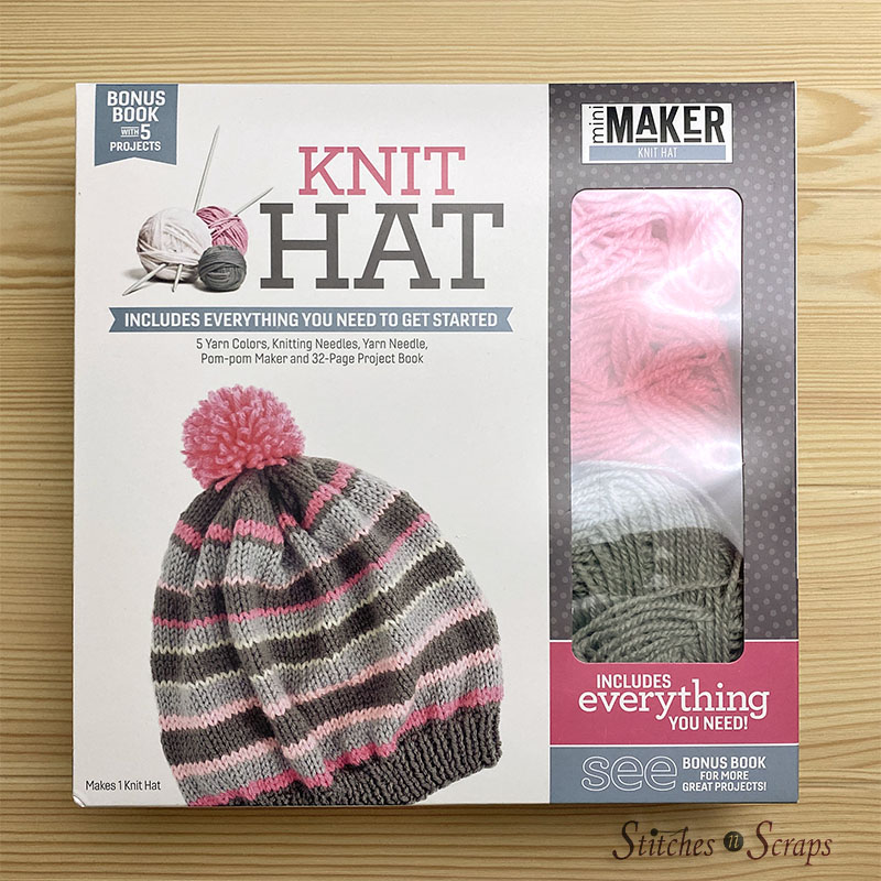Knit Hat Mini Maker Kit from Leisure Arts - Stitches n Scraps