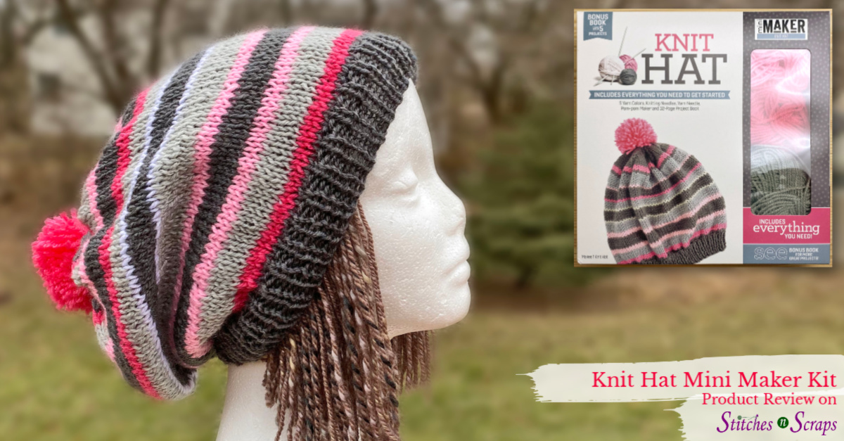 Knit Hat Mini Maker Kit from Leisure Arts - Stitches n Scraps