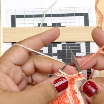 Double Knitting from a Chart - Reversible Colorwork - Stitches n Scraps