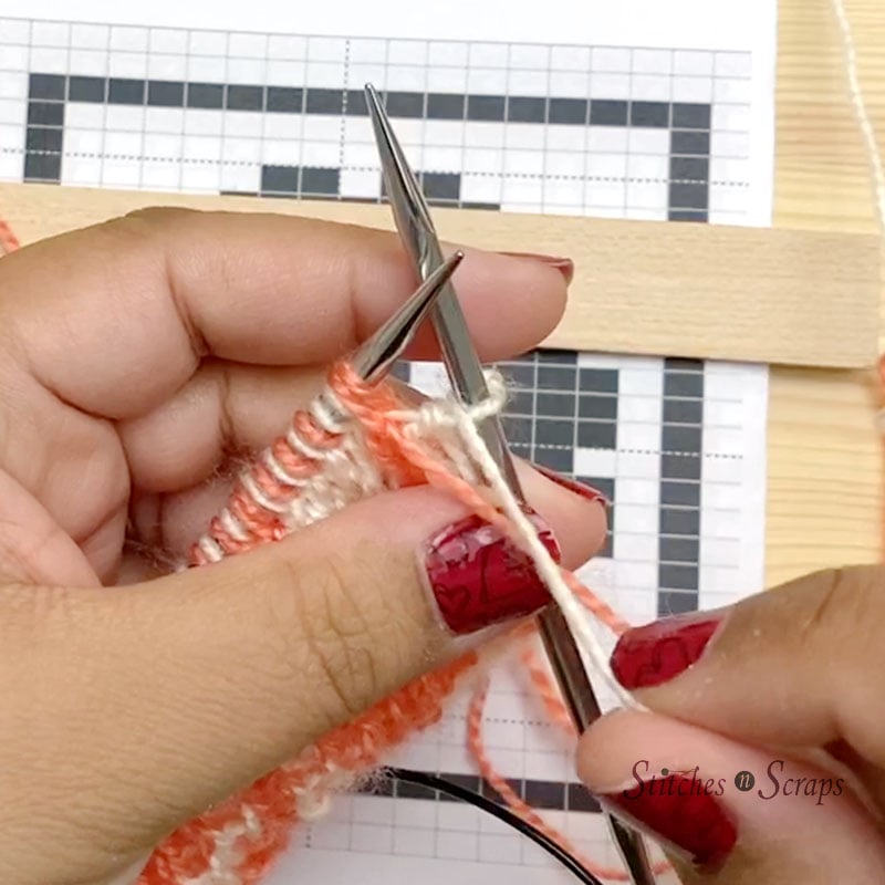 Double Knitting from a Chart - Reversible Colorwork - Stitches n Scraps