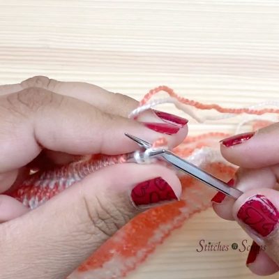 2-Color Simple Bind Off for Double Knitting - Stitches n Scraps