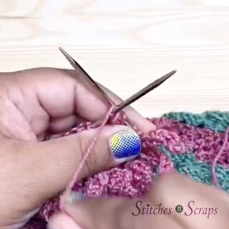 Knitting Backwards - Garter Stitch Without Turning! - Stitches n Scraps