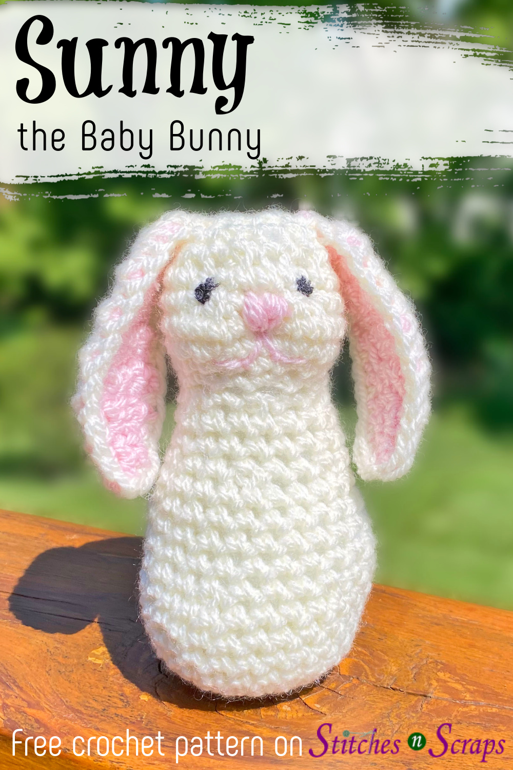 Crochet Amigurumi Rabbit - Sunny the Baby Bunny - Stitches n Scraps