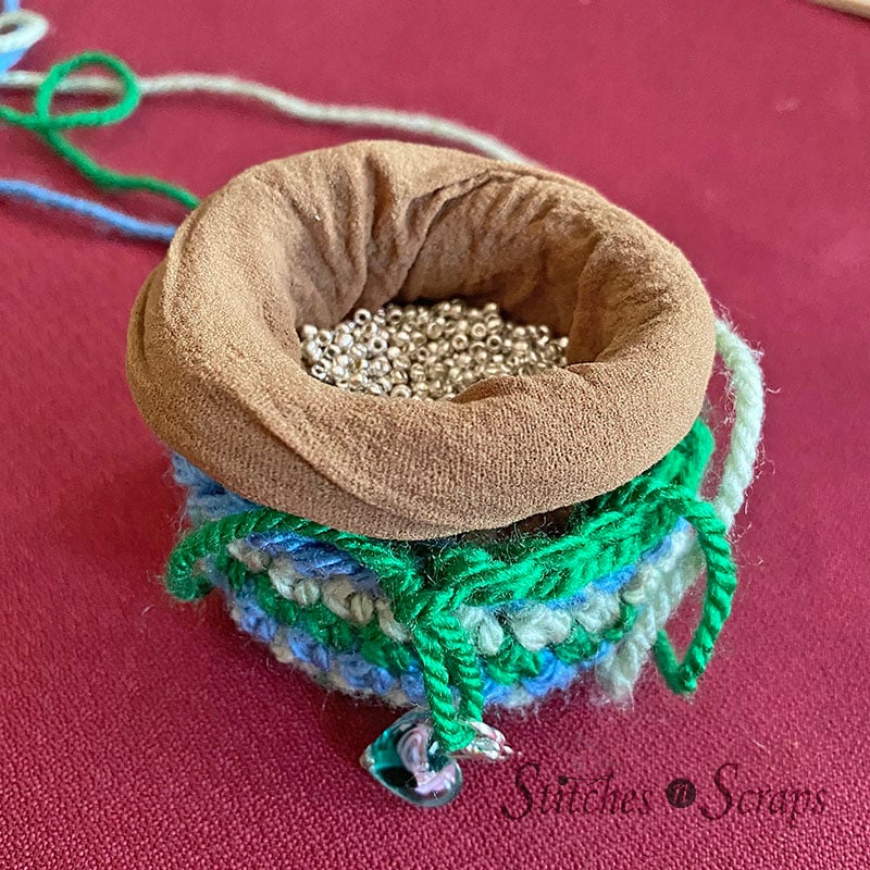 How to Make a Crochet Footbag - Magic Stripes - Stitches n Scraps
