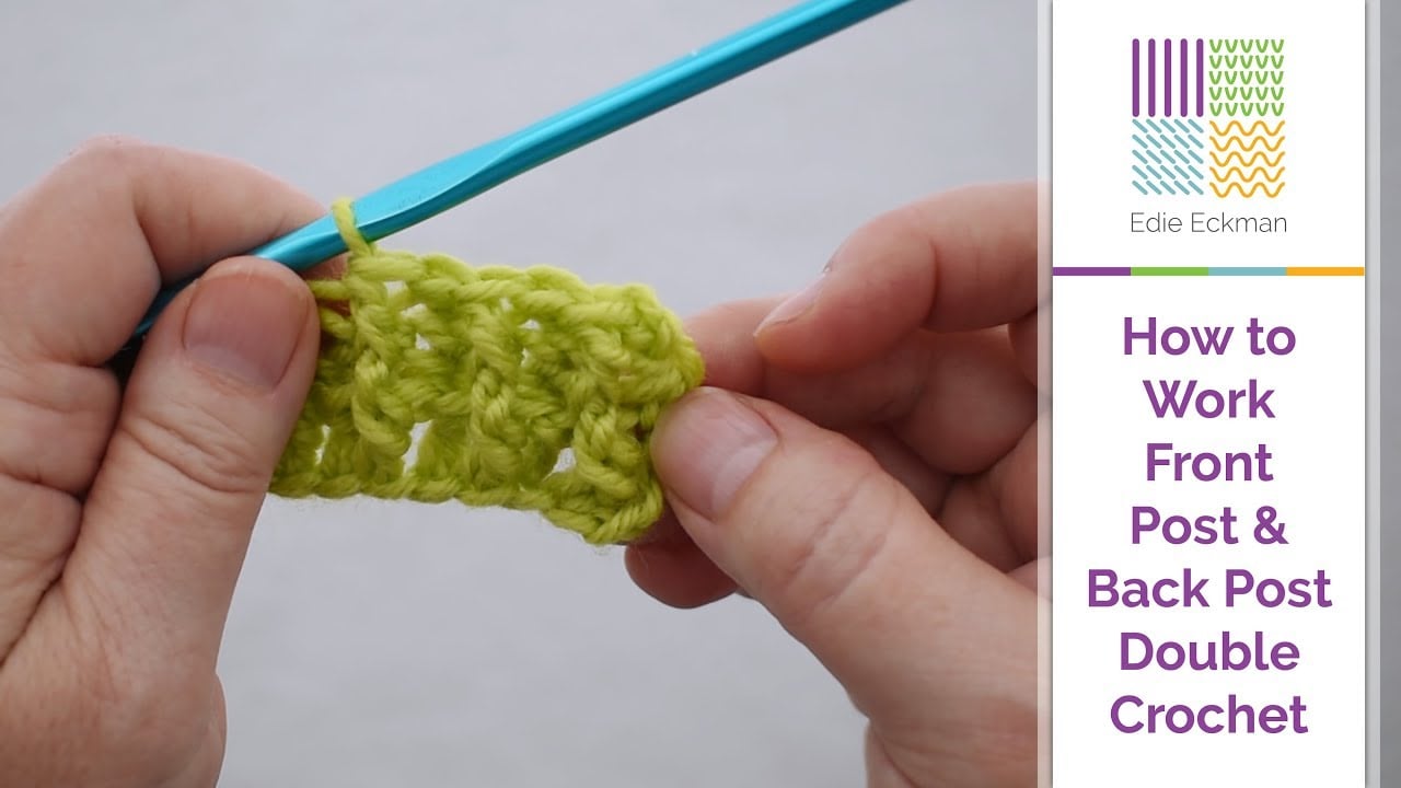 Reversible Crochet Ribbing in 2 Colors - Stitches n Scraps