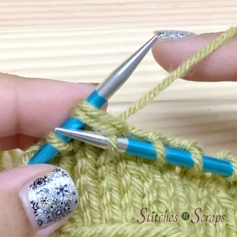 Knit 2 Together (k2tog) Tutorial - Stitches n Scraps
