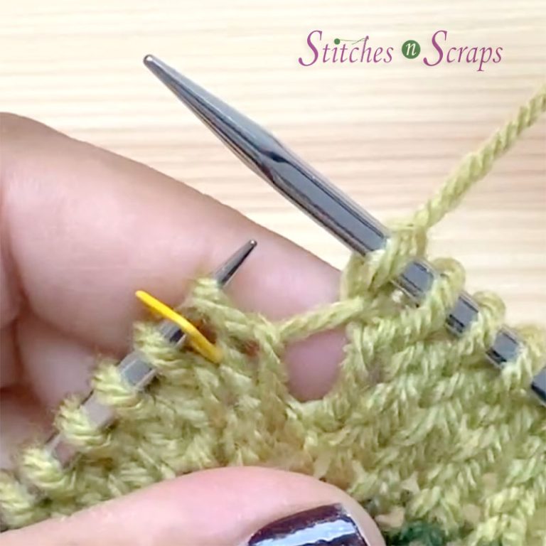 Make 1 Right (m1r) and Make 1 Left (m1l) - Stitches n Scraps