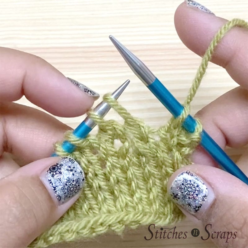 Slip Slip Knit (ssk) Decrease Tutorial - Stitches n Scraps