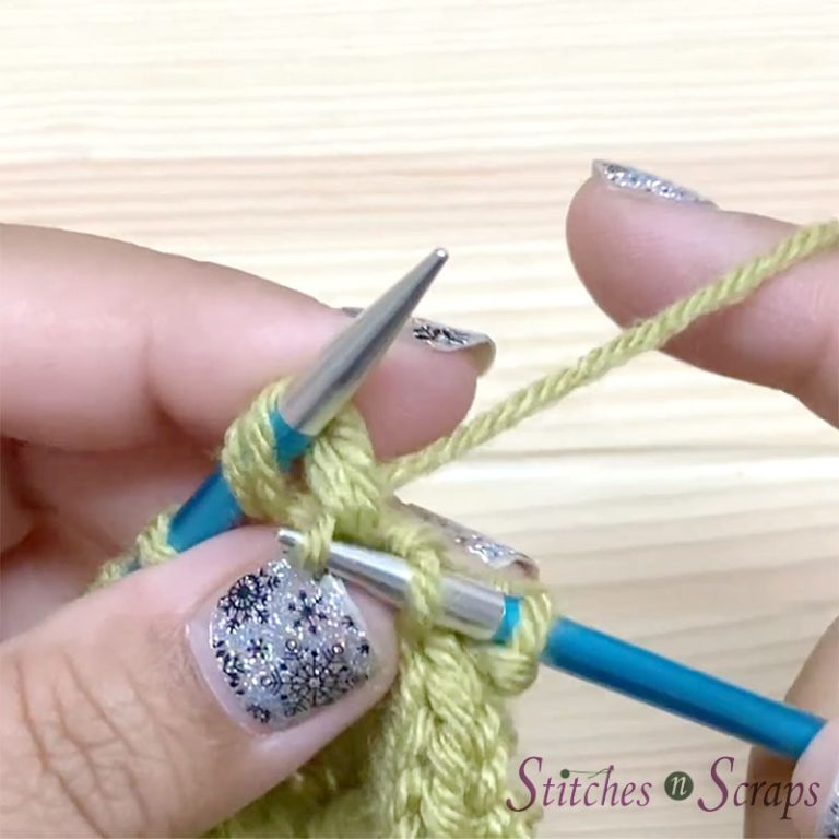 Slip Slip Knit (ssk) Decrease Tutorial - Stitches n Scraps