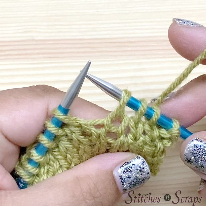 Slip Slip Knit (ssk) Decrease Tutorial - Stitches n Scraps
