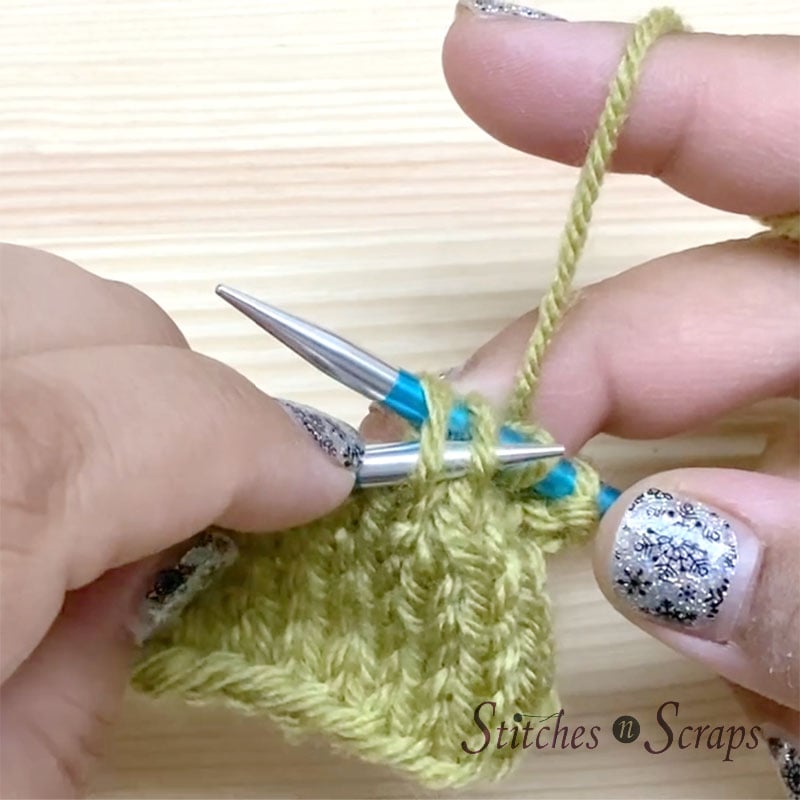 Slip Slip Knit (ssk) Decrease Tutorial - Stitches n Scraps