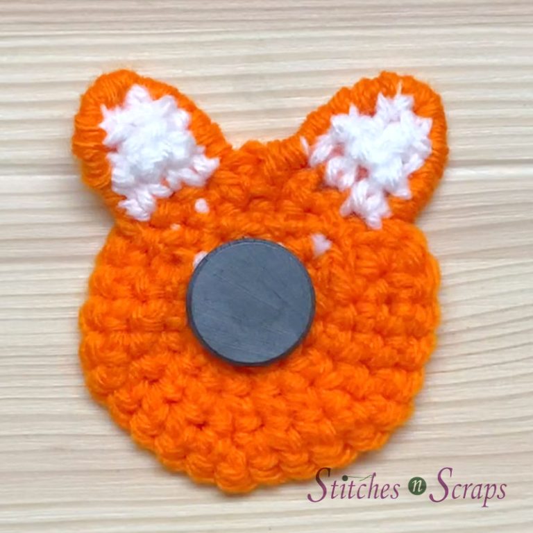 Fox Fridge Magnet Crochet Pattern - Stitches n Scraps