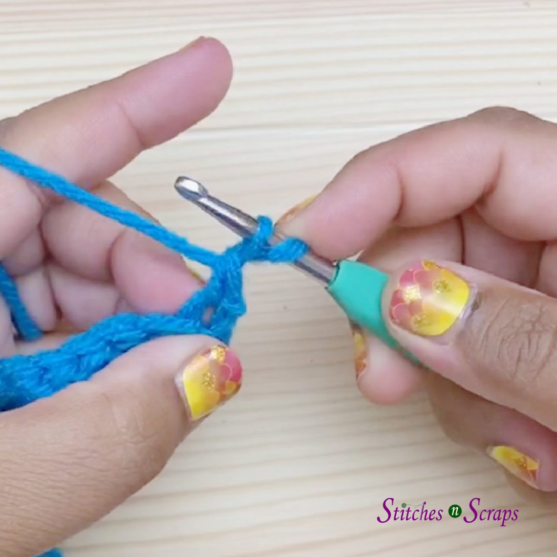 Chainless Starting Double Crochet (csdc) - Stitches n Scraps