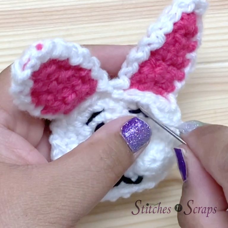 Bunny Fridge Magnet Crochet Pattern - Stitches n Scraps
