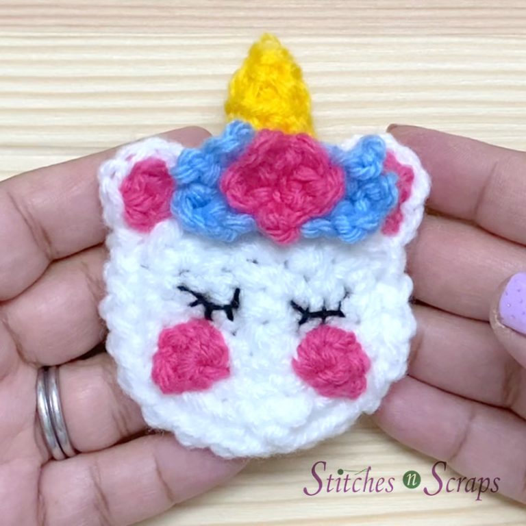 Unicorn Fridge Magnet Crochet Pattern - Stitches n Scraps