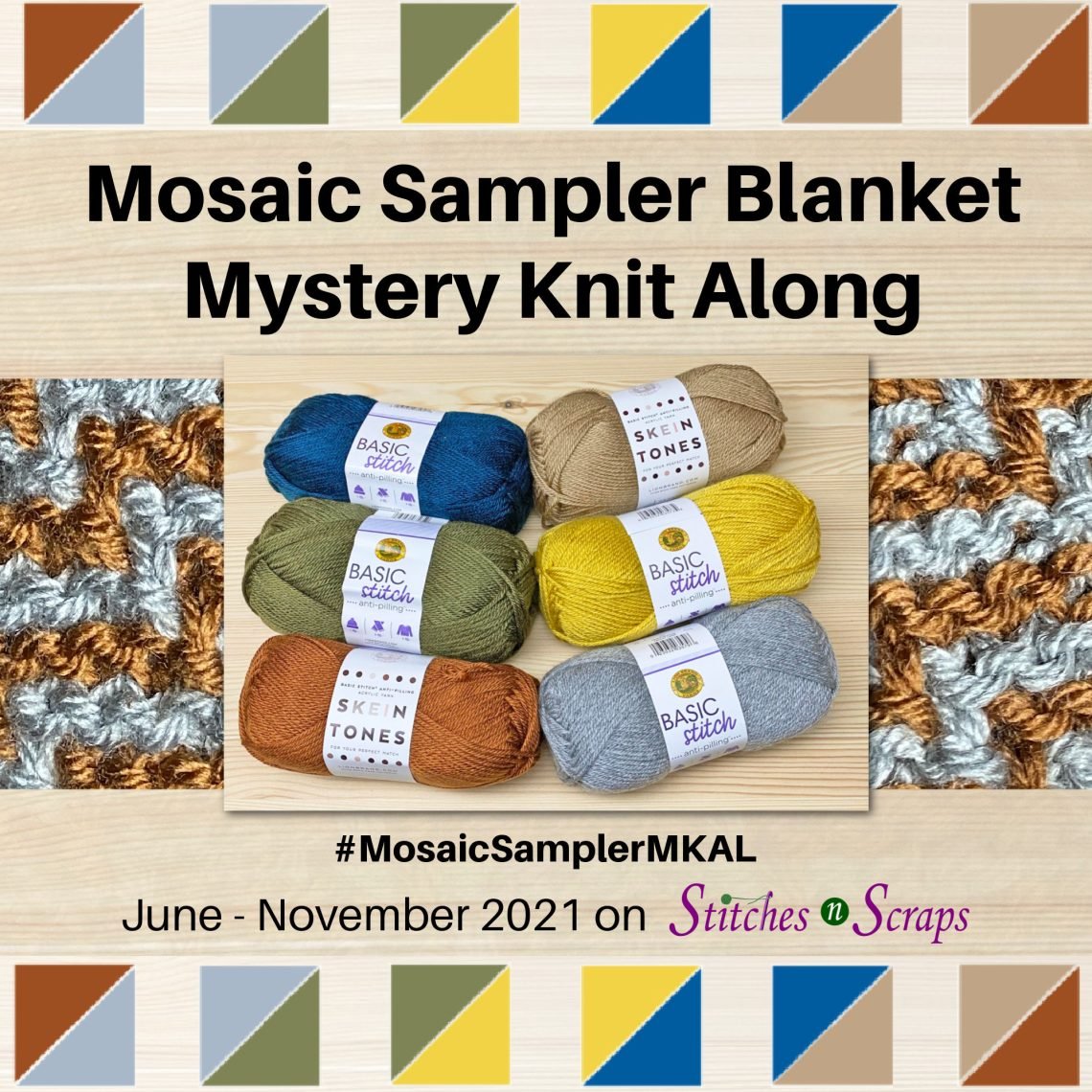 How to Read Mosaic Knitting Charts - Stitches n Scraps