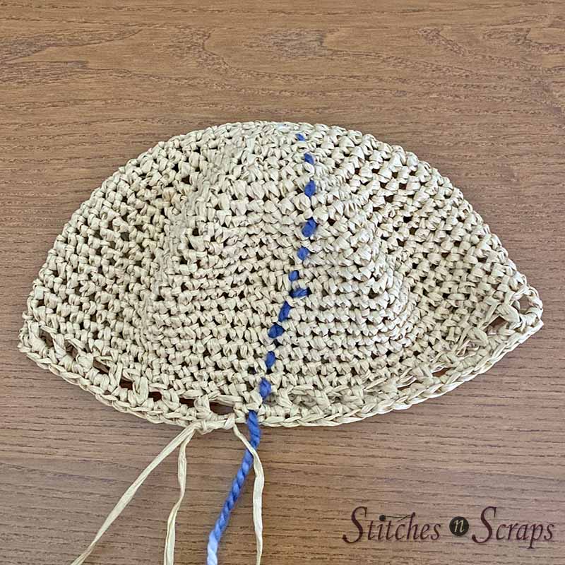 Raffia Crochet Sun Hat - Stepping Out - Stitches n Scraps