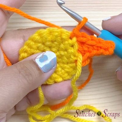Sun Fridge Magnet Crochet Pattern - Stitches n Scraps