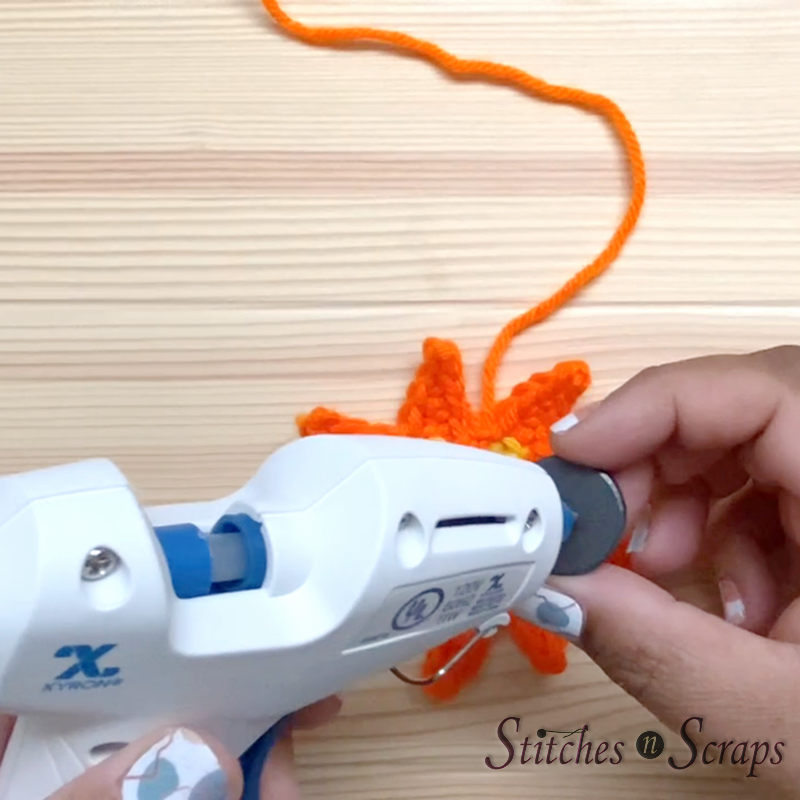 Sun Fridge Magnet Crochet Pattern - Stitches n Scraps