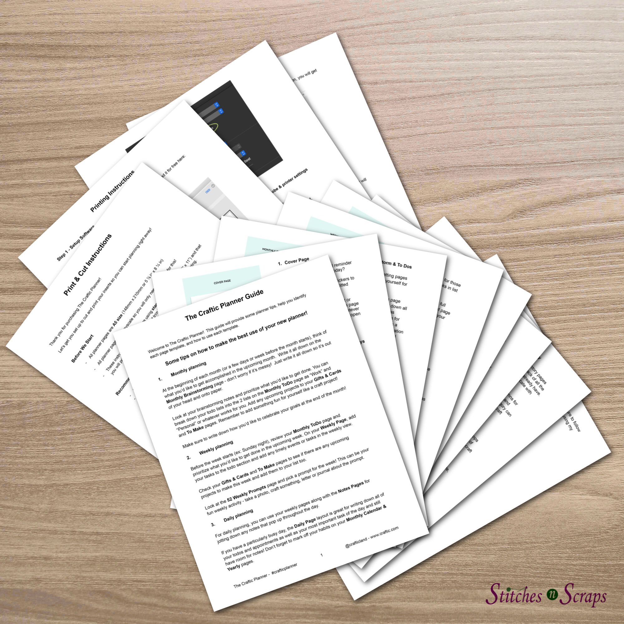 Organize your Crafting with The Craftic Planner - Stitches n Scraps