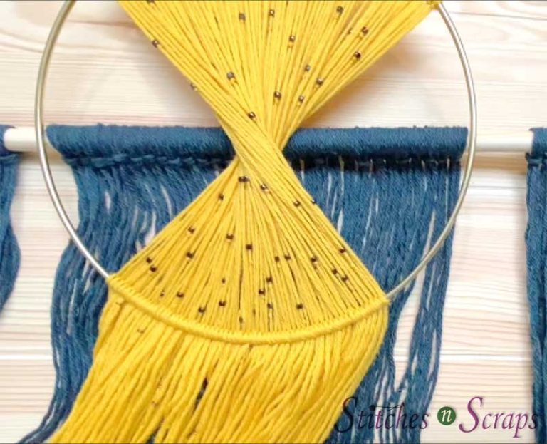 Beaded Wall Hanging - Stitches n Scraps